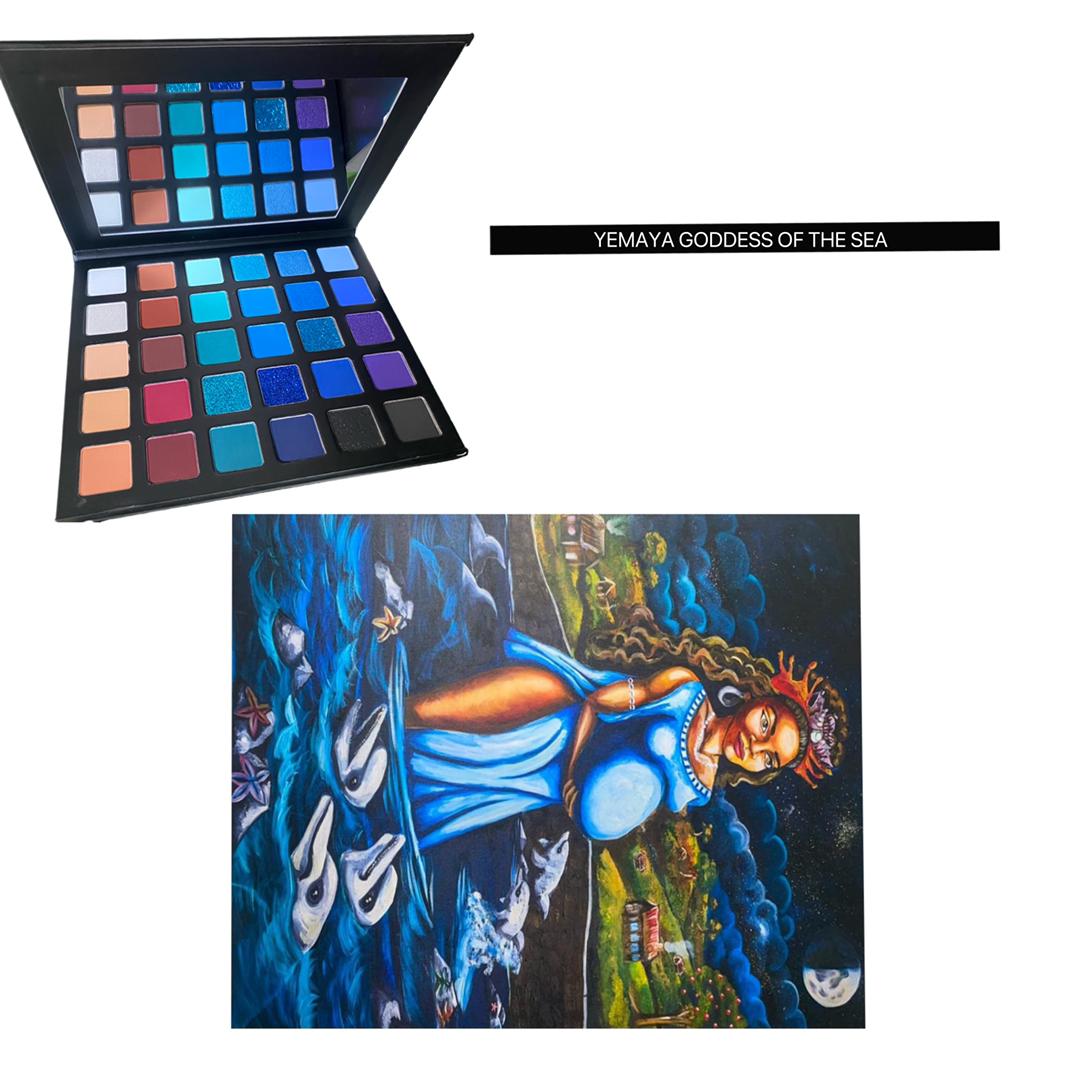 The Yemaya Palette Goddess of The Sea | Anjell Rose Beauty
